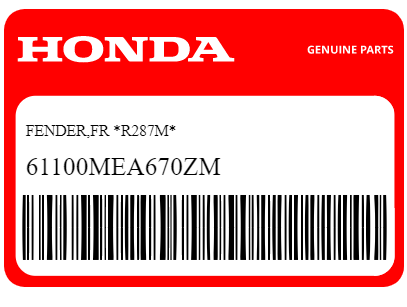 Крыло переднее,*R287M* (Оригинал)