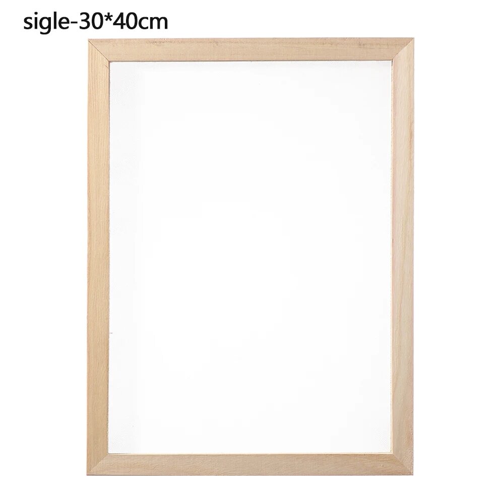 Деревянные сетчатые рамки для изготовления бумаги sigle-30x40cm