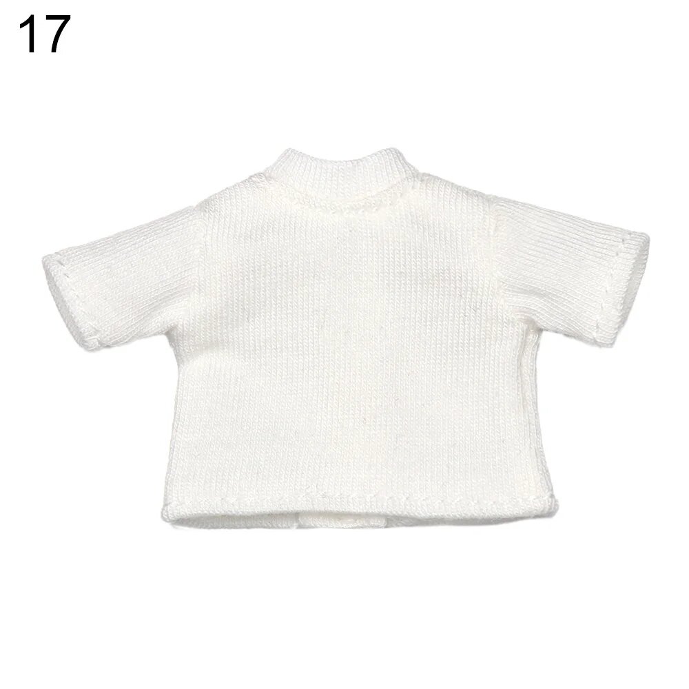Футболка для куклы gootrades 1/12 Белый, 17