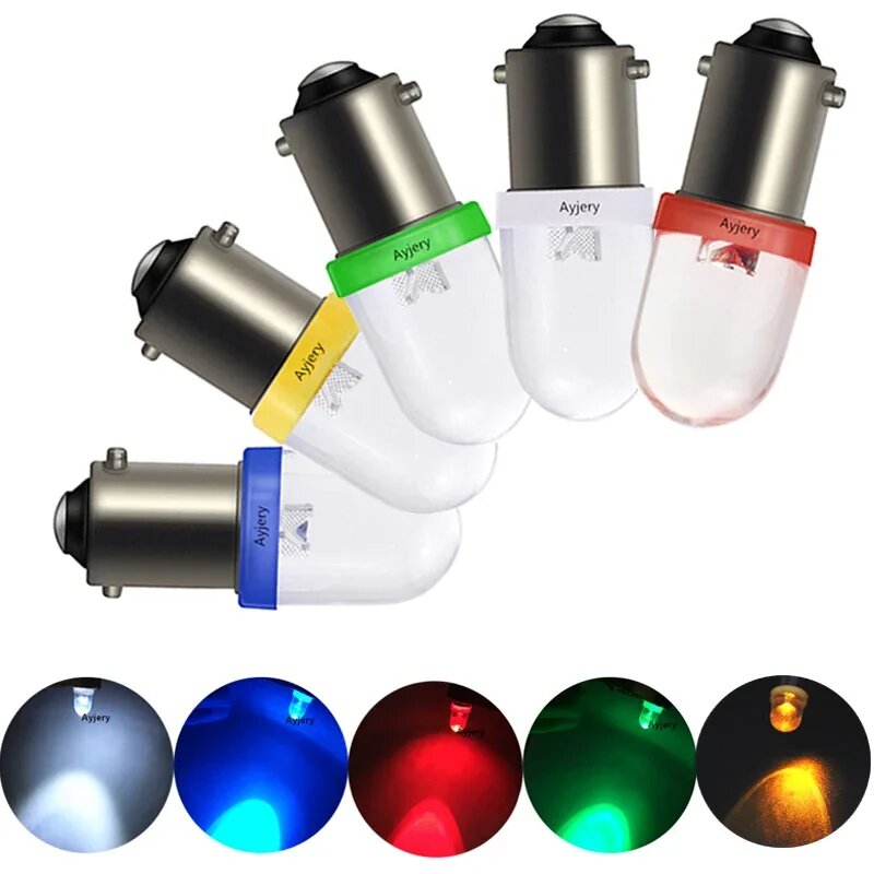 10 шт. 12 В Винт E10 T11 T4W BA9S T4W манометр приборной панели лампа для карты Желтый, BA9S