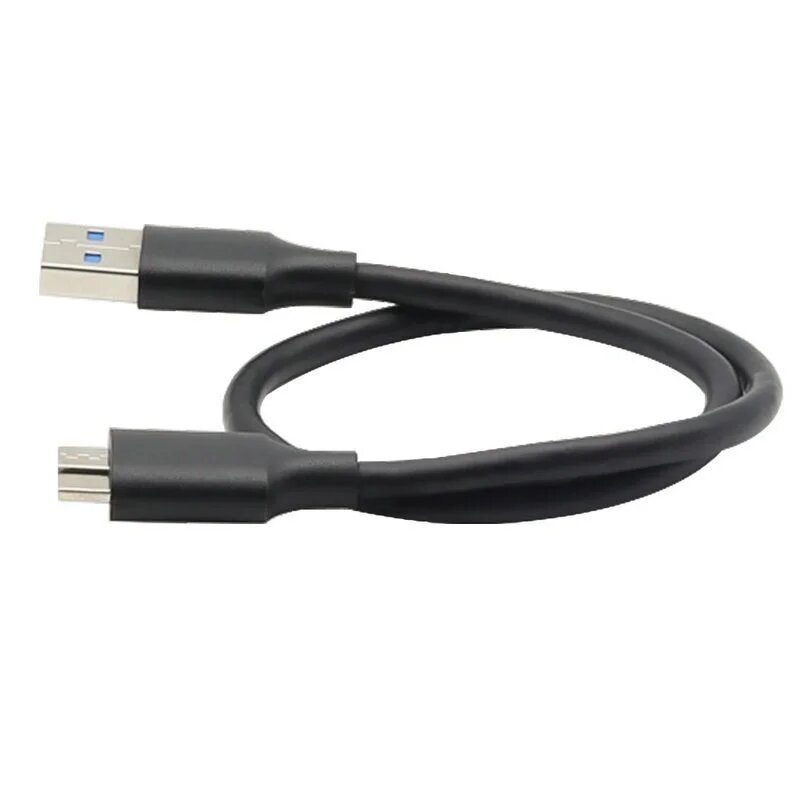 Кабель USB 3.0 A-Micro B Erilles, Black, 50cm — фото 1