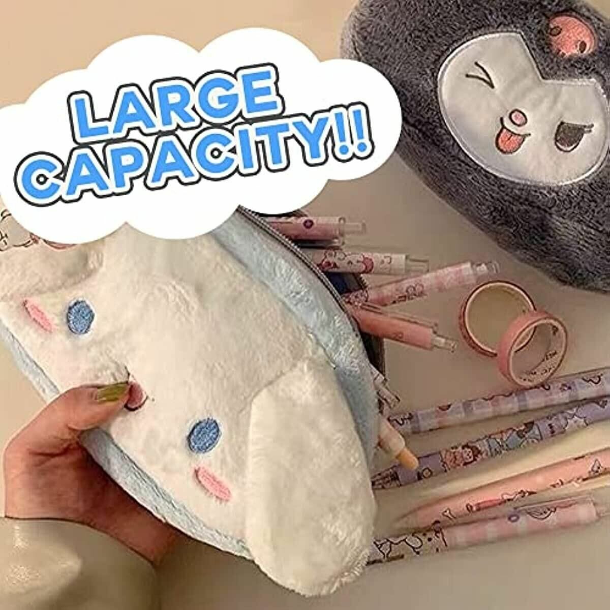 Милый кавайный пенал с акриловым значком, японские школьные принадлежности, пенал для карандашей в аниме-стиле