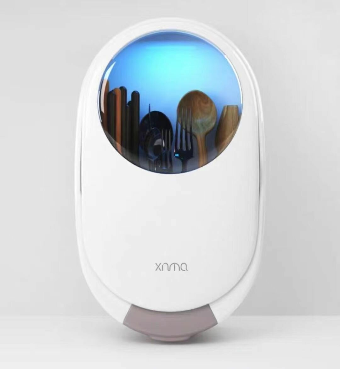 Шкаф для хранения бытовой кухонной утвари с ультрафиолетовой дезинфекцией