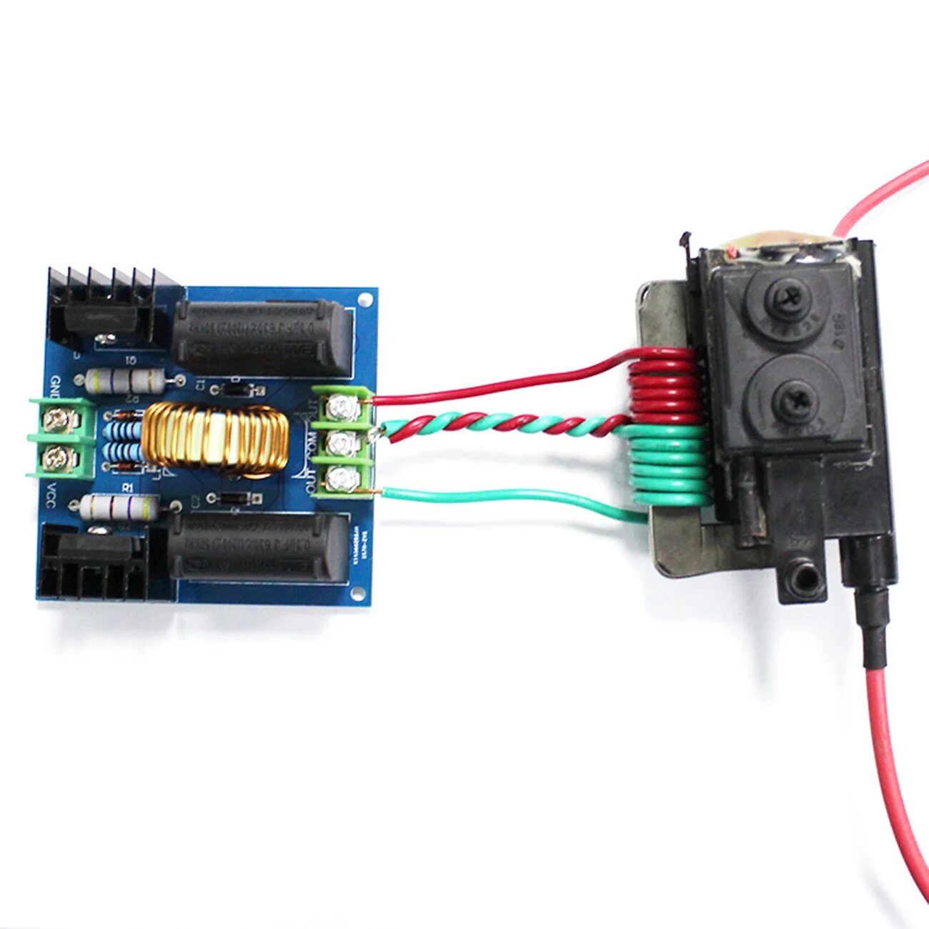 Высоковольтный генератор ZVS Tesla Coil DC 12V 30V 20A 1000W, плата управления, индукционный нагревательный элемент, высоковольтный блок питания