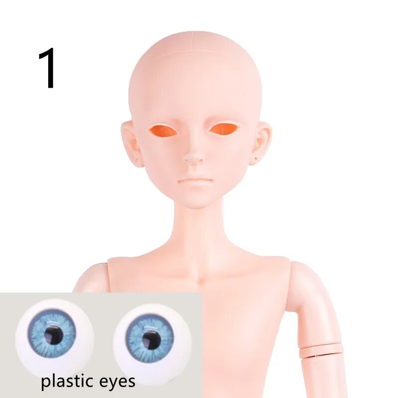 Мужская кукла BJD 60 см, пластиковая 1, head and body (B)