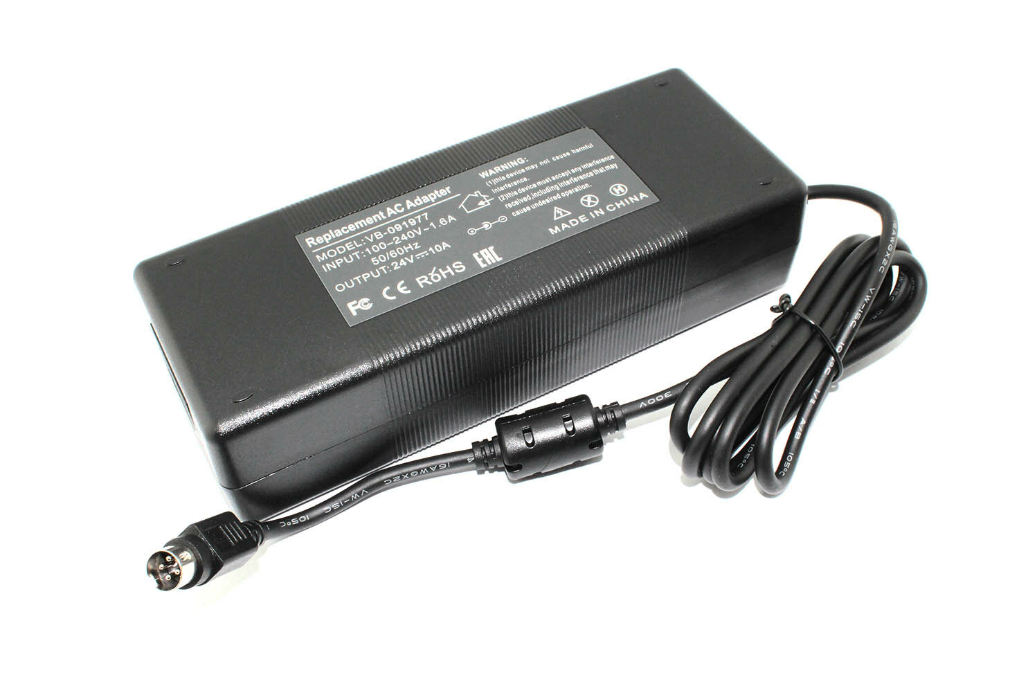 Блок питания для монитора и телевизора LCD 24V 10A 240W 4pin OEM