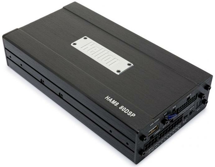 Усилитель автомобильный Hellion HAM 8.80DSP восьмиканальный, 8х60Вт (4Ом), встроенный 10 канальный процессор