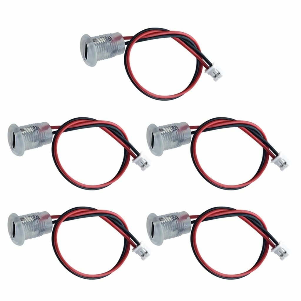 1 комплект из 5 сварочных проволок типа C 2P со стопорными наружными винтовыми зубьями-прозрачная ленточная клемма