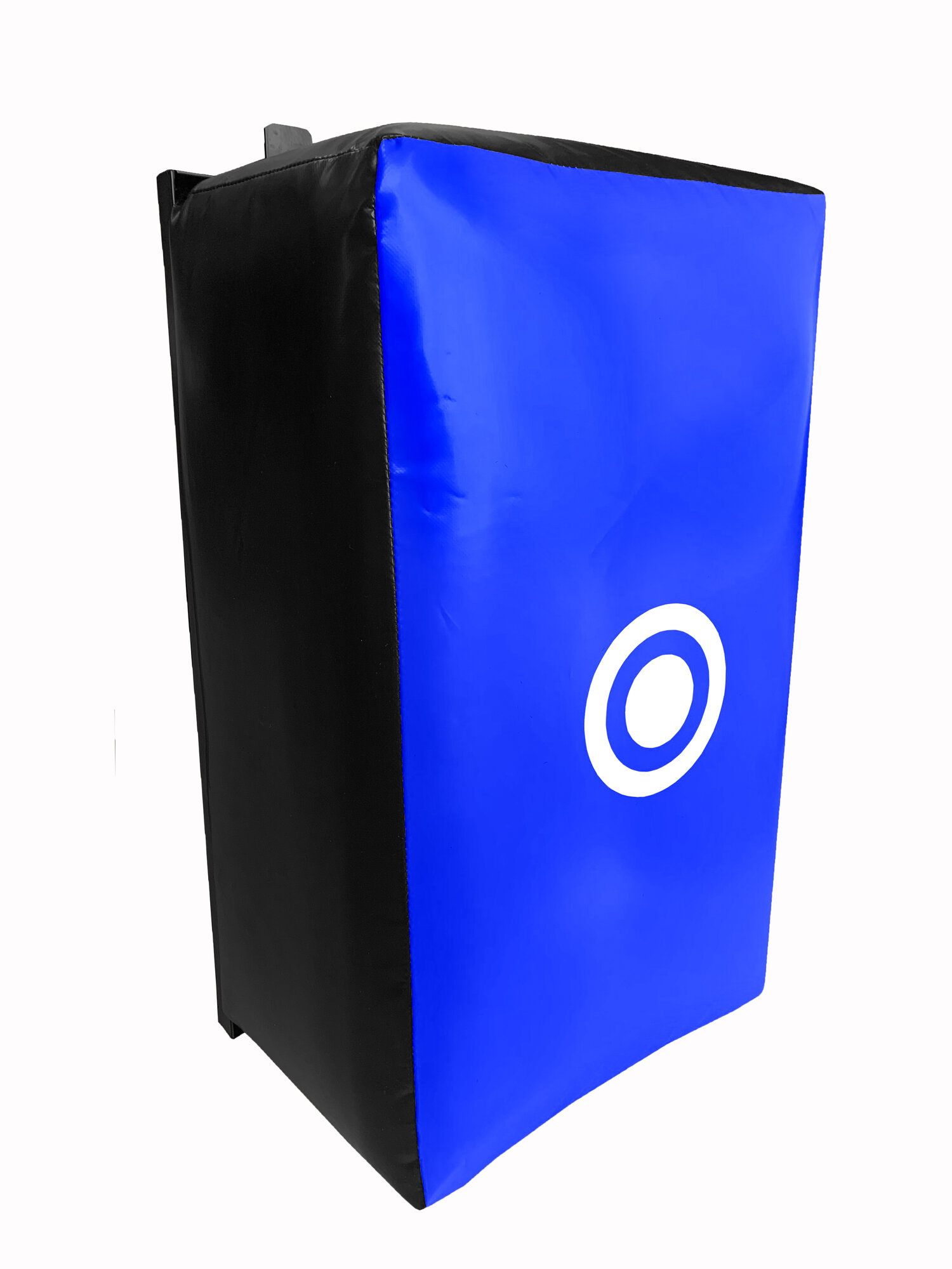 Настенная боксерская подушка "BOX " SportPanda 75х40х30 см (Черно-синий)