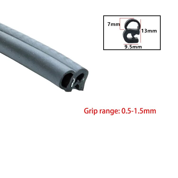 Резиновая уплотнительная лента EPDM для дверей C-09, 3 Meter