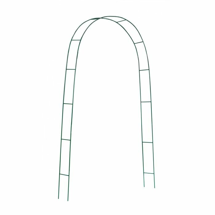 Арка садовая Sima-land 240х125х20 см, для вьющихся растений, металлическая, зелёная