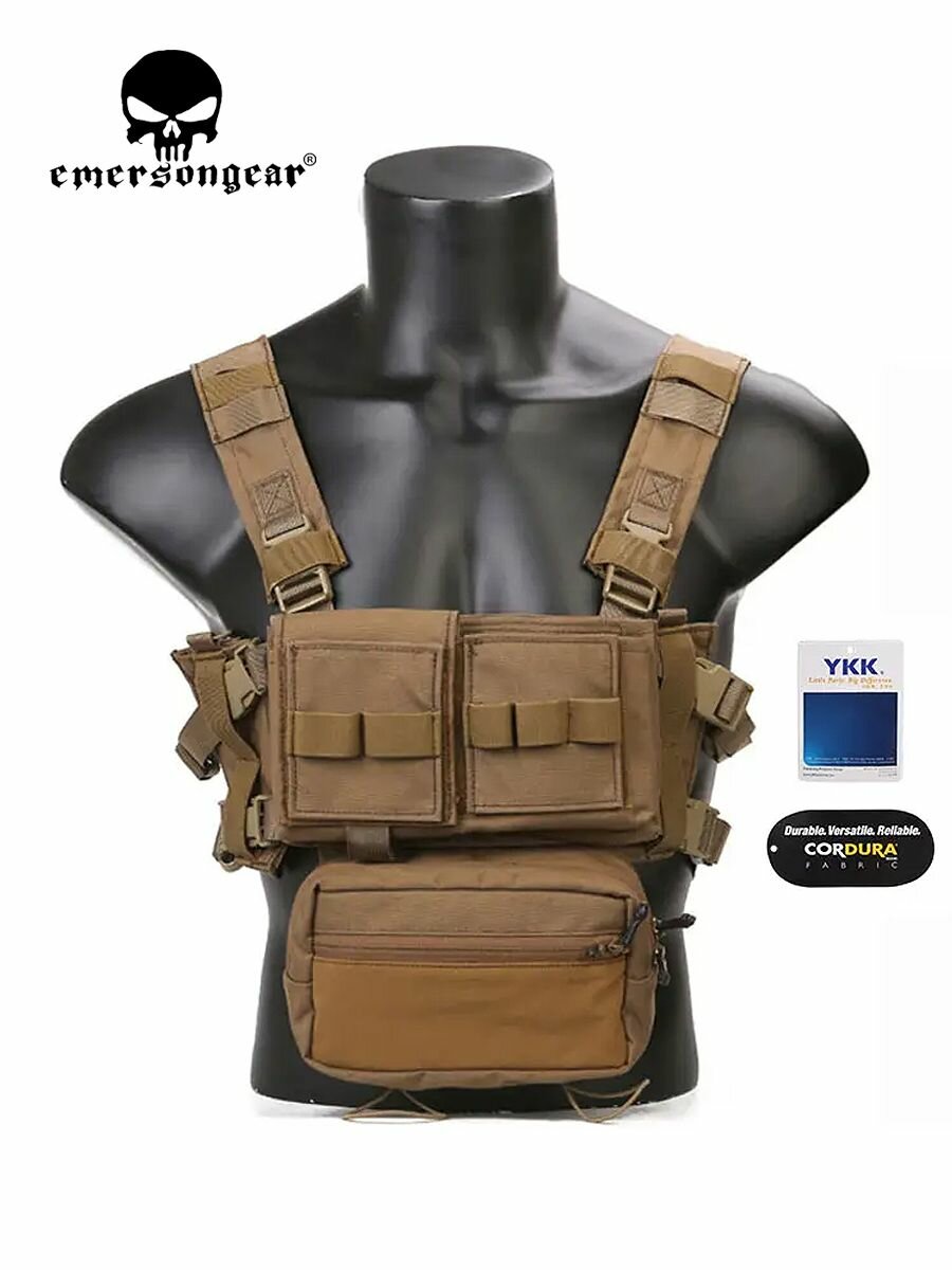 Рзгрузочный жилет Emersongear Micro Fight Chissis MK3 Chest Rig Хаки