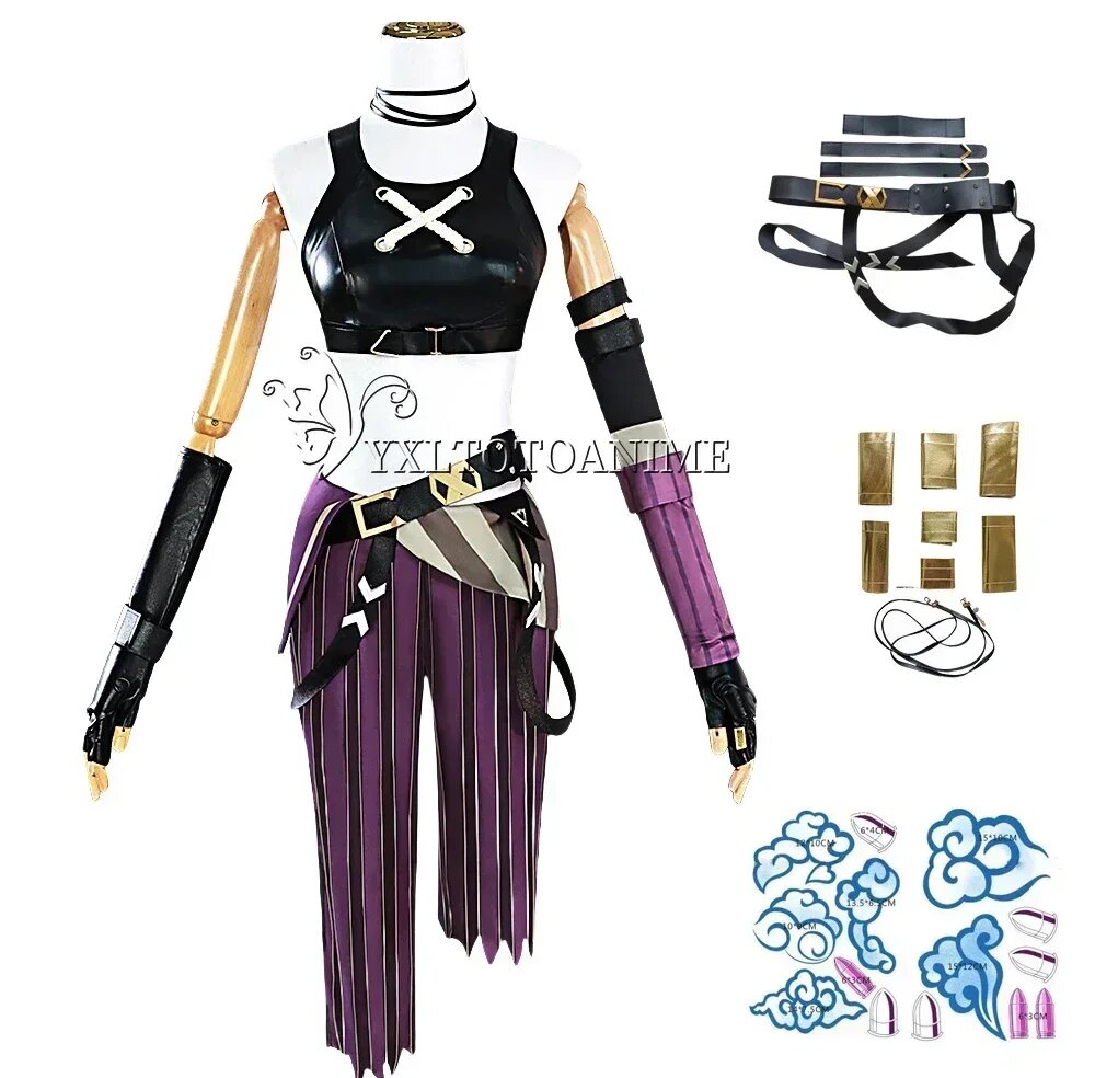 Косплей костюм Jinx из LOL Arcane XYLTOTOANIME XXL, costume 3