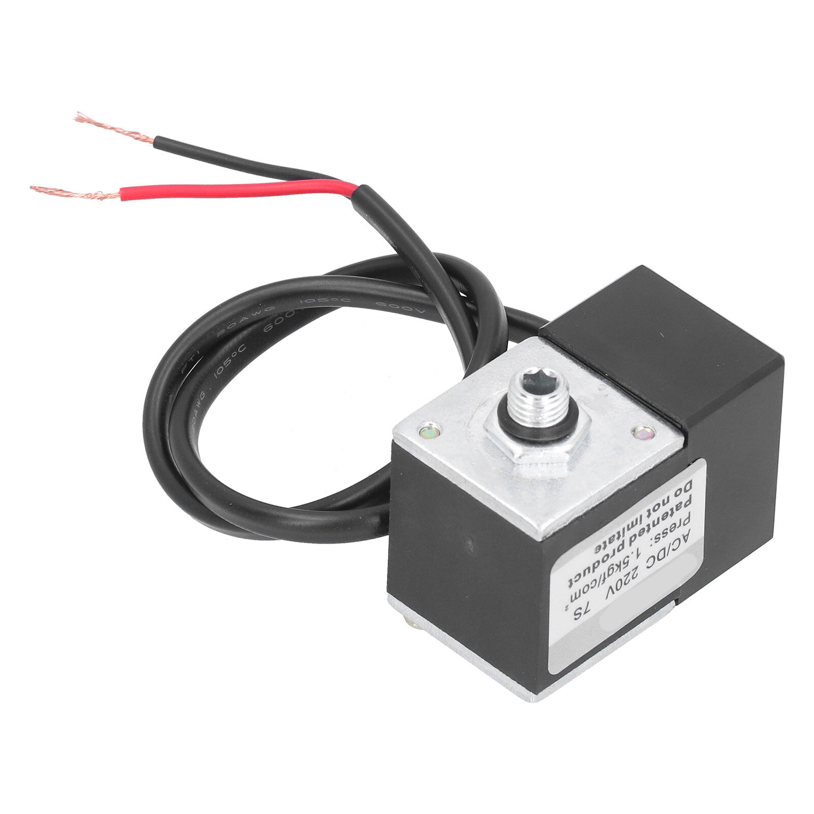 Электромагнитный клапан задержки срабатывания, электрические латунные принадлежности для воздушных компрессоров и насосов, переменный/постоянный ток 220 В