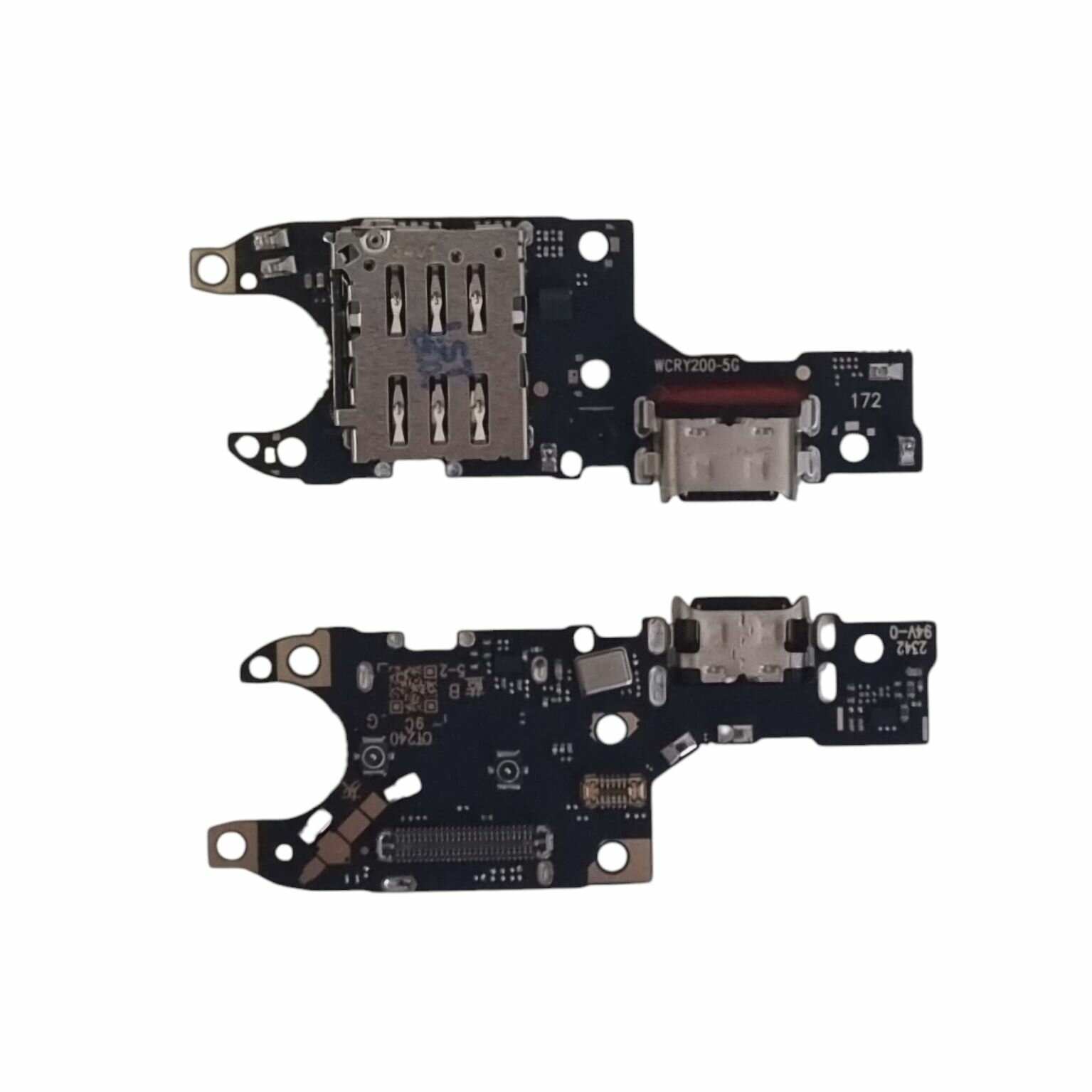 Нижняя плата Huawei Honor 200 (ELI-NX9) с разъемом зарядки и микрофоном