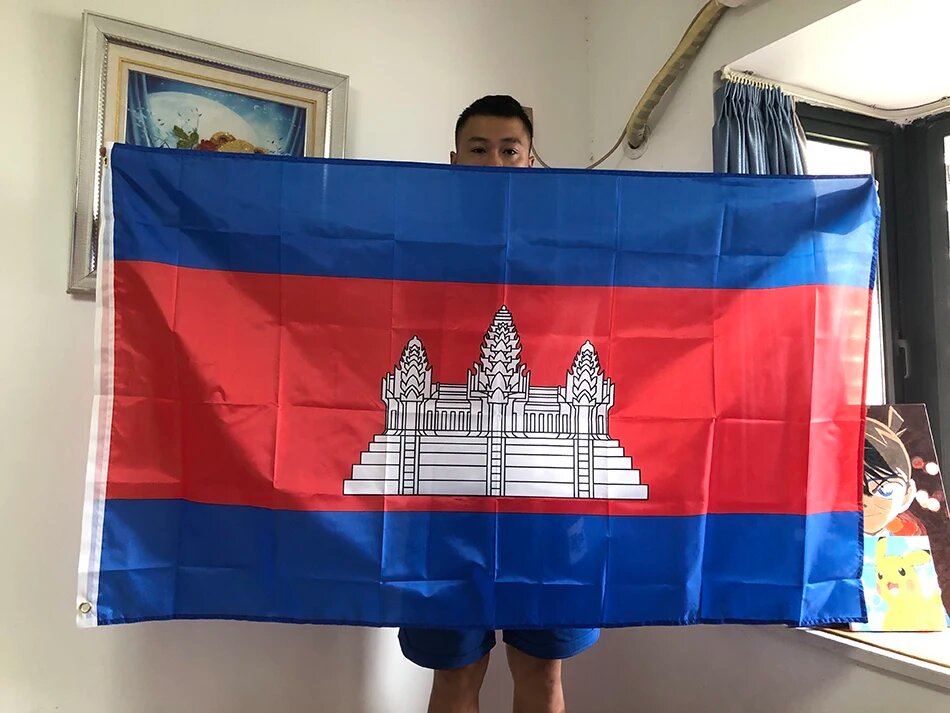 Флаг Камбоджи SKY FLAG 90x150 см полиэстер
