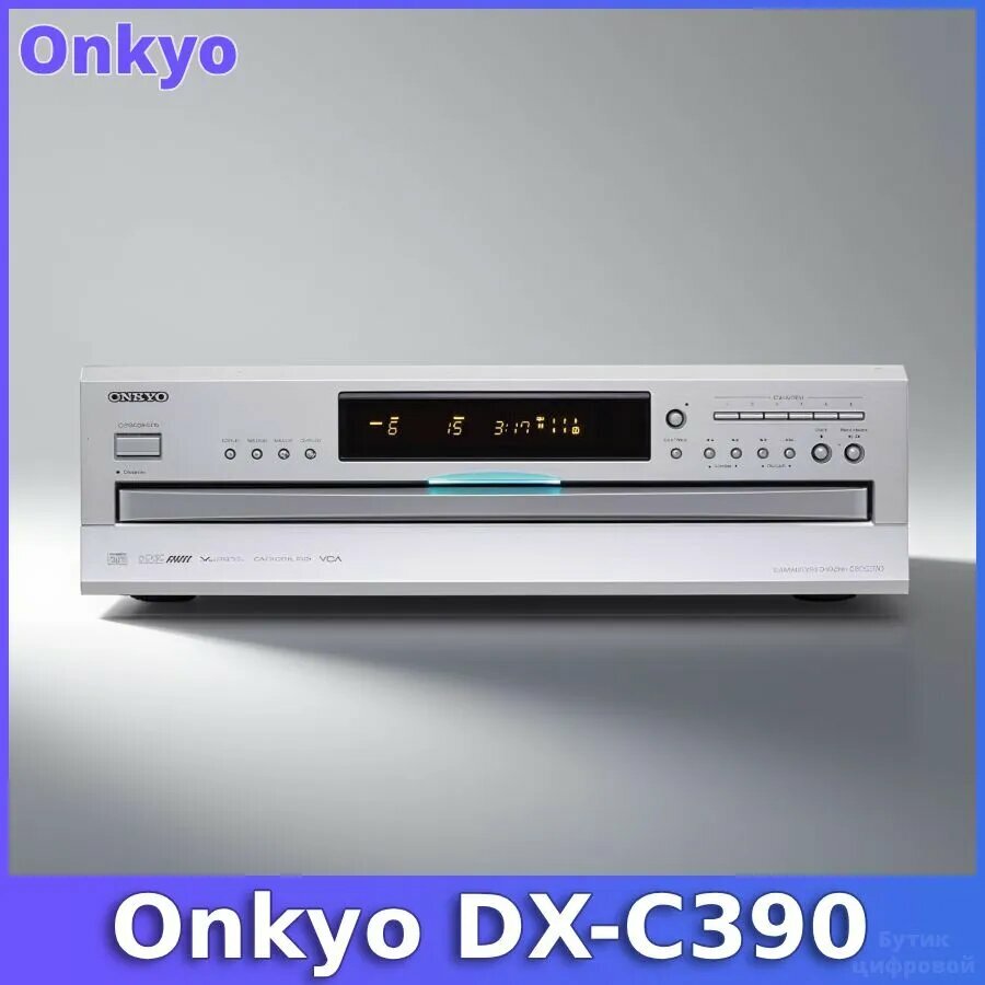 Onkyo DX-C390 6-дисковый многодисковый проигрыватель компакт-дисков с воспроизведением MP3