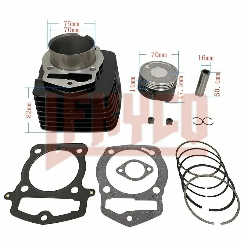 Цилиндро-поршневая группа на применимый 170FMN d-70mm Racer 300 (Fighter/Panther/Ranger/Enduro/Skyway)