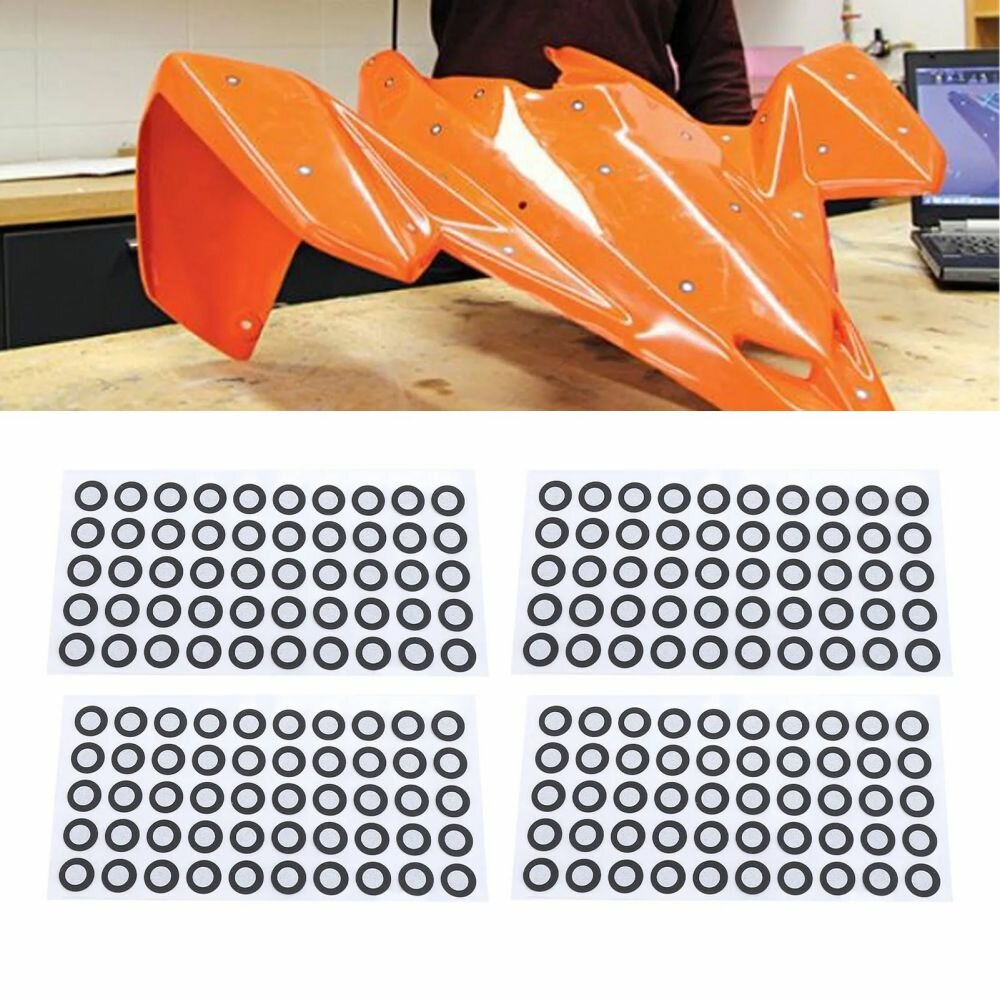 Точка 3D-сканирования Маркер 3D-сканирования Внутренний диаметр 6 мм, внешний диаметр 10 мм Контрольная точка Маркеры диффузного отражения Точки отслеживания 3D-сканирования