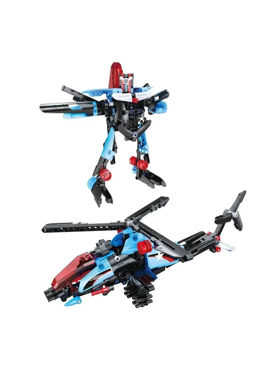 Конструктор Cada Technics вертолет и робот С52007W от 6-ти лет