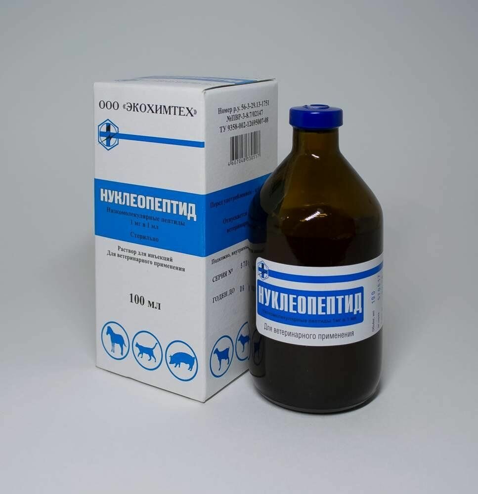 Нуклеопептид, 3 шт по 100 мл
