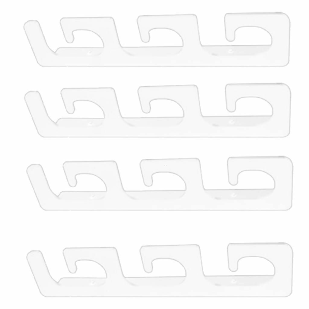 Держатель для удочек на стену, прозрачный цвет