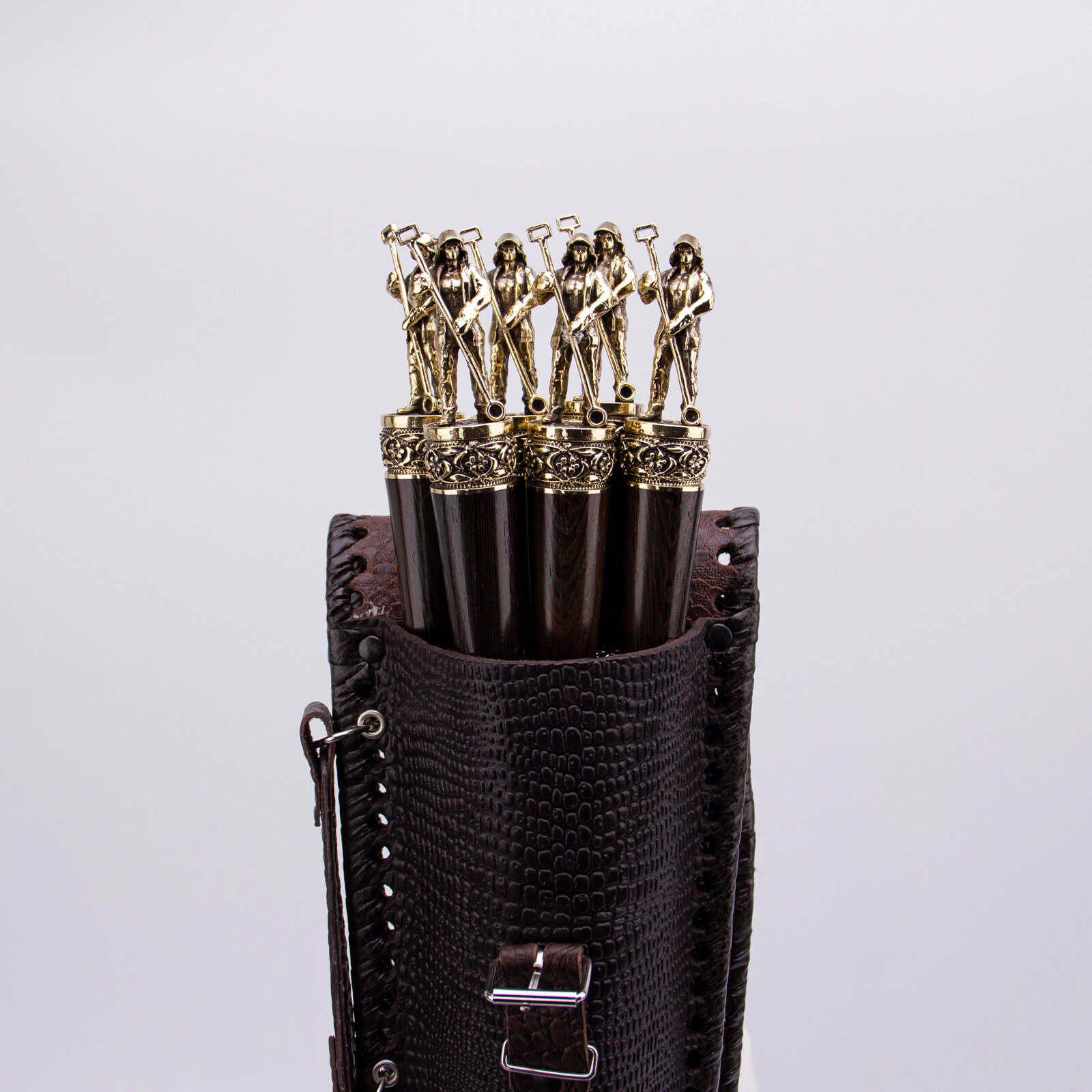 Набор шампуров "Металлург" (6 пр.) в колчане ШКП-06Металлург