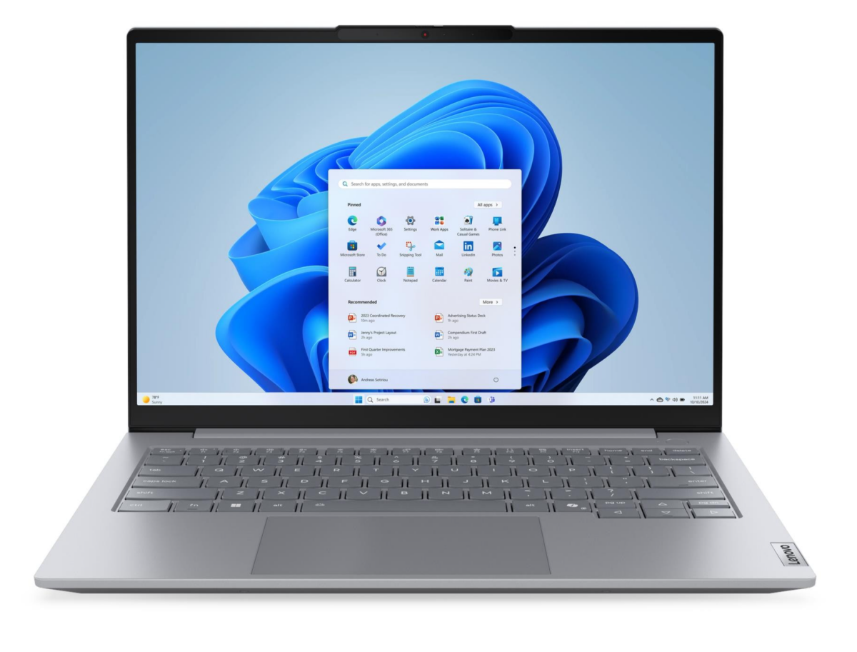 Ноутбук Lenovo ThinkBook 14 Gen 8 IRL 14" IPS, Core 5 220H, 16GB, 1TB SSD, Intel UHD, Windows 11 Pro, grey (21SG0000CD)