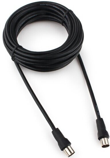 Кабель телевизионный Cablexpert , Coaxial M/F, 5м