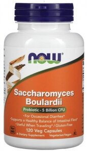 NOW Foods Saccharomyces Boulardii 120 капсул