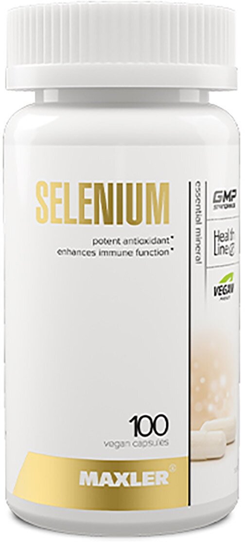 Maxler Selenium Селен 150 мкг 100 вег. капсул (Maxler)