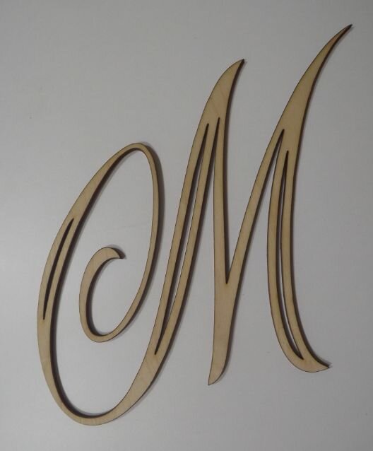 Буква М для декора свадьбы, интерьера и фотозоны на стену