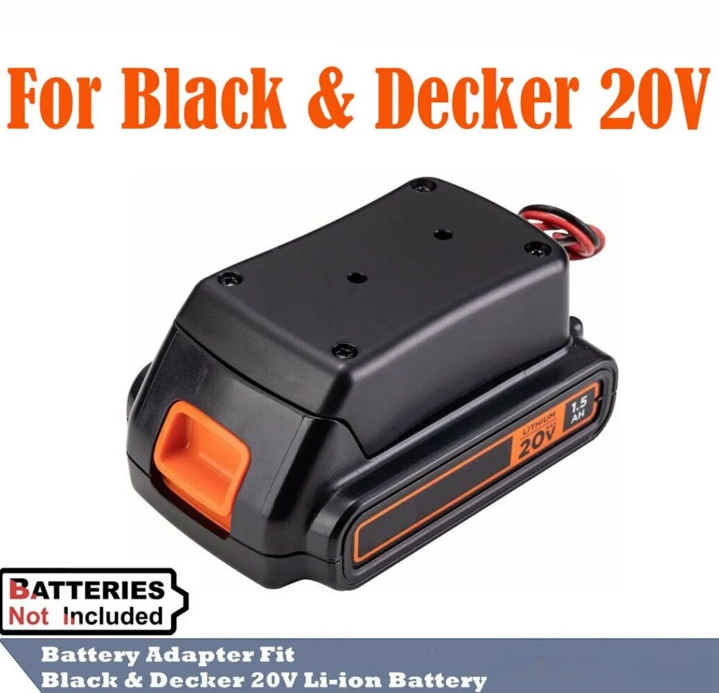 Переходник для аккумулятора Black & Decker 18В
