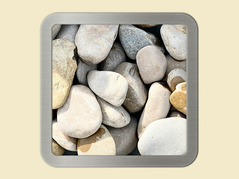 Галька морская "каспийская" фр.40-70мм, 5кг