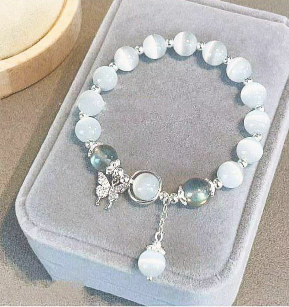 Браслет, искусственный камень