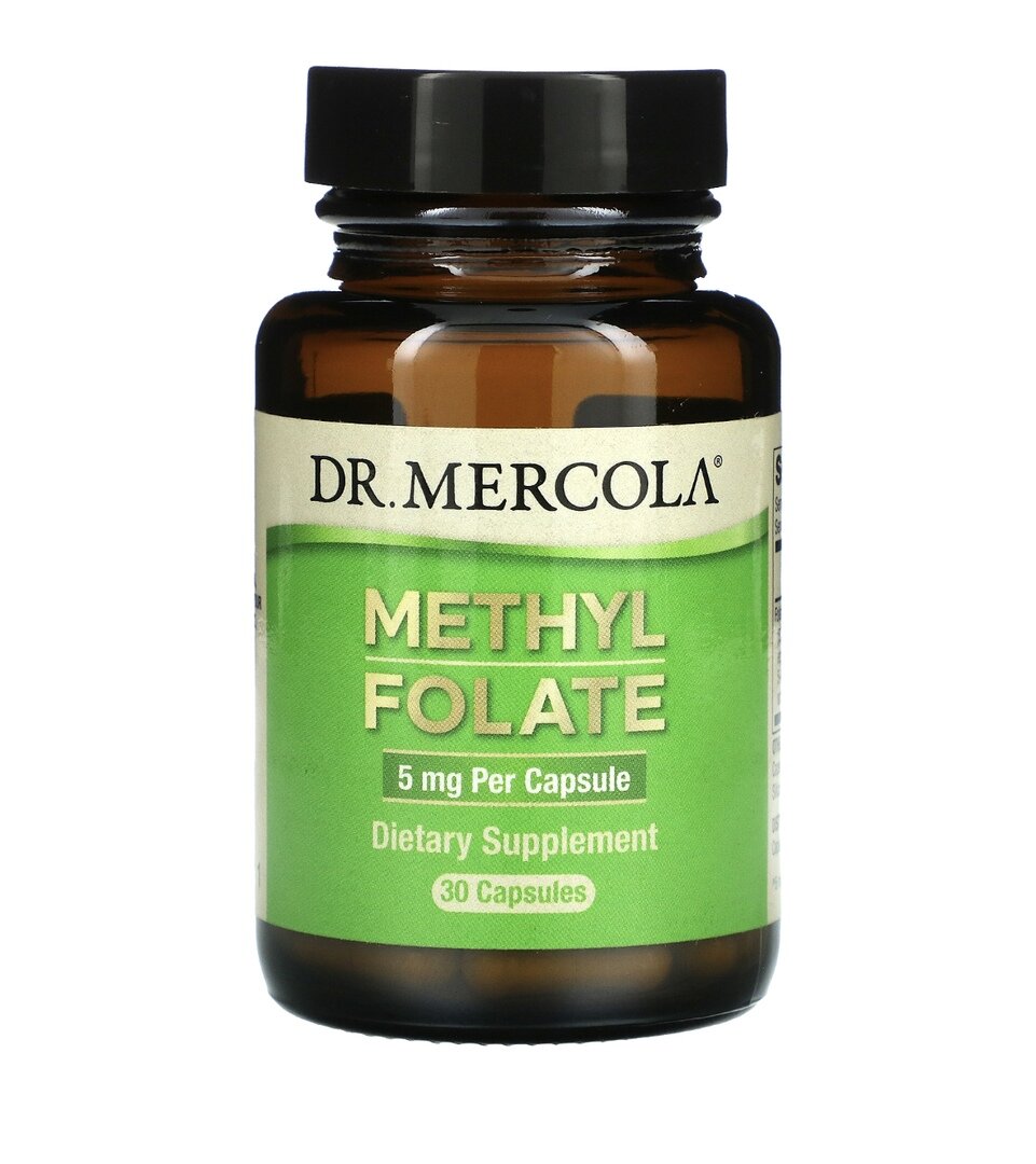 Dr. Mercola метилфолат 5 мг 30 капсул