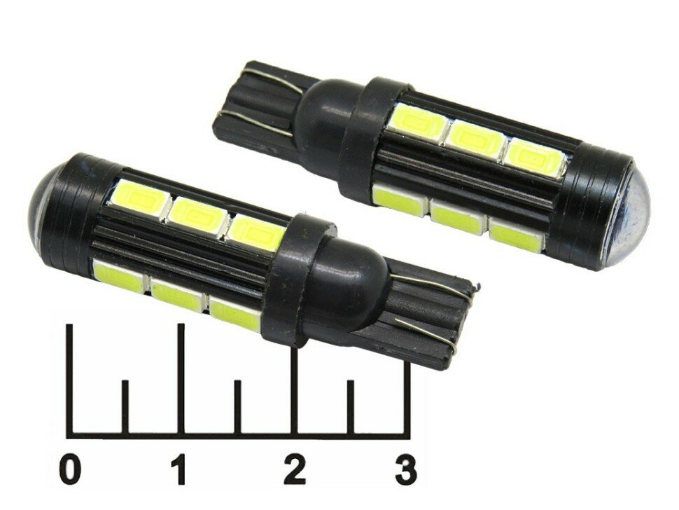 Лампа светодиодная 12V T10 14LED белая 5630