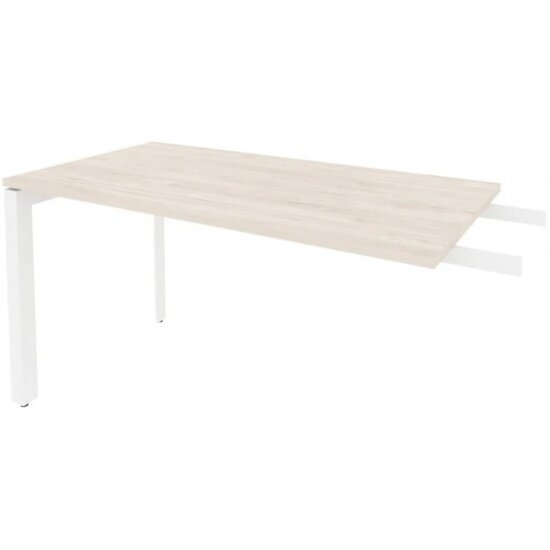 Брифинг-приставка Riva CHAIR на П-образном м/к O. MP-BR-13 Денвер светлый/Белый металл 1380*720*750 Onix