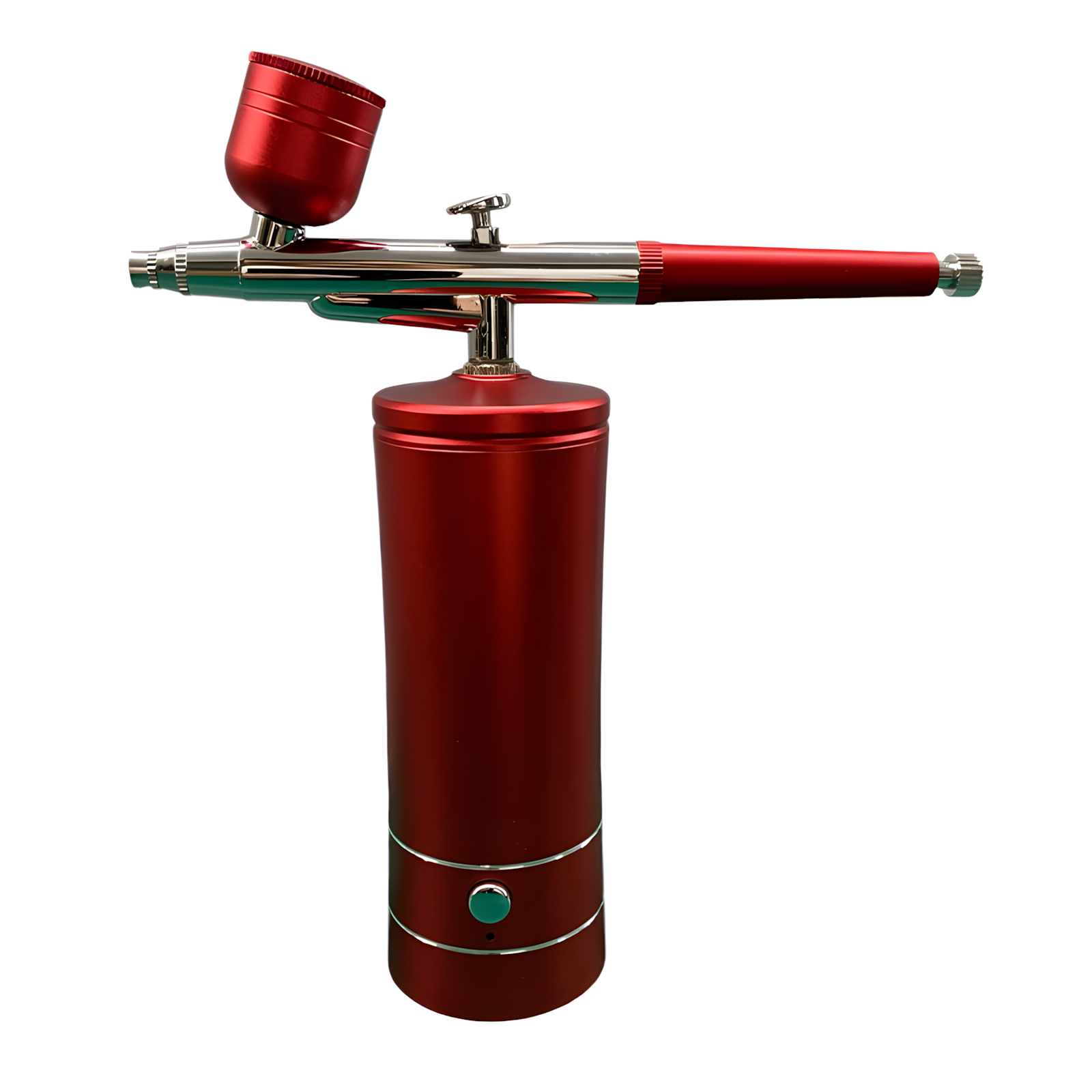 Портативный аэрограф с компрессором, для граффити, нейл-арта и моделизма, красный