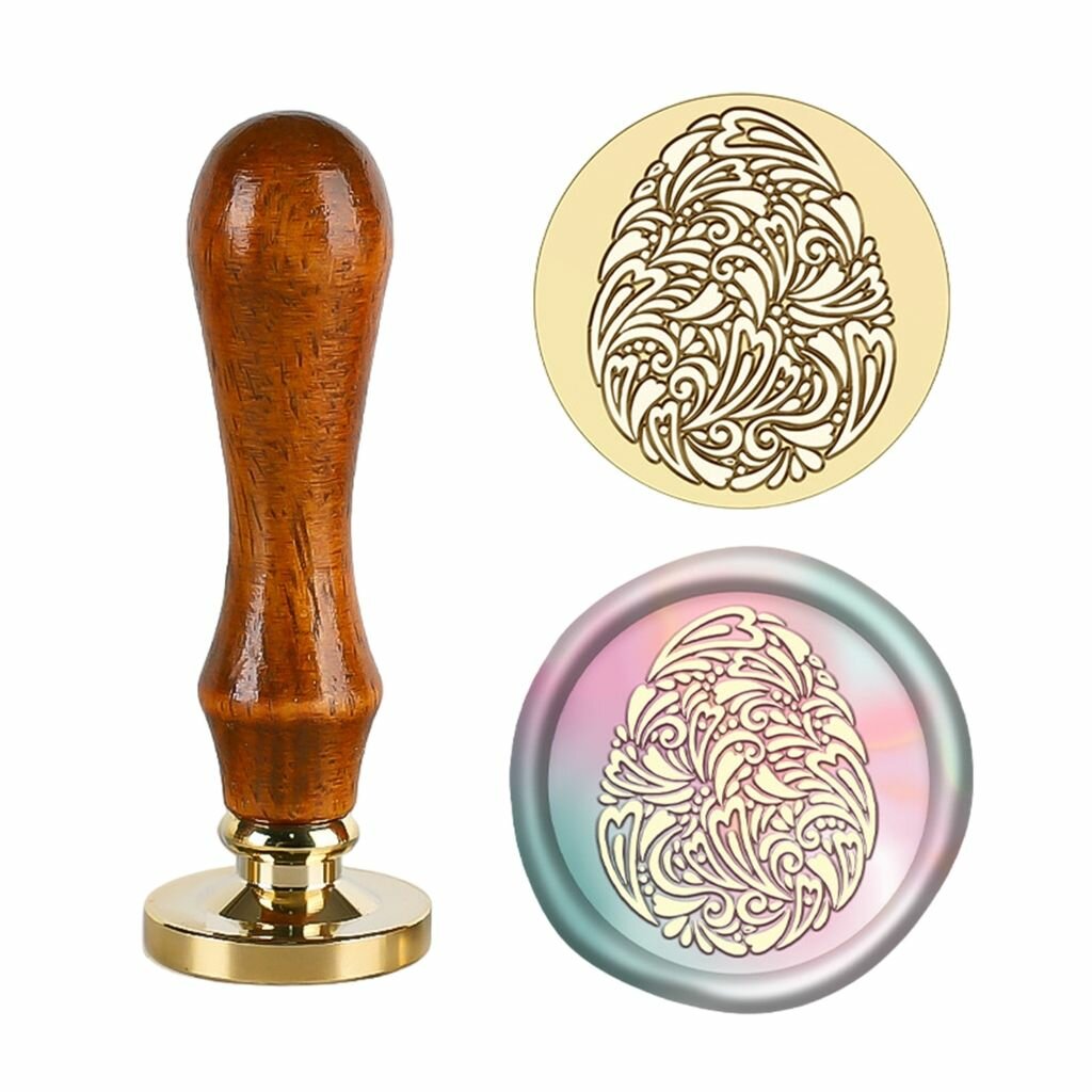 Аксессуар для Пасхи, Воскресенский штамп матовой печати - Герб из пасхальных яиц, 1 набор