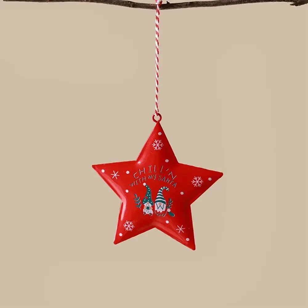 Рождественские подвесные украшения, украшение для рождественской елки, подвесной кулон, многоцветный аксессуар «сделай сам», двухсторонние праздничные принадлежности для вечеринок