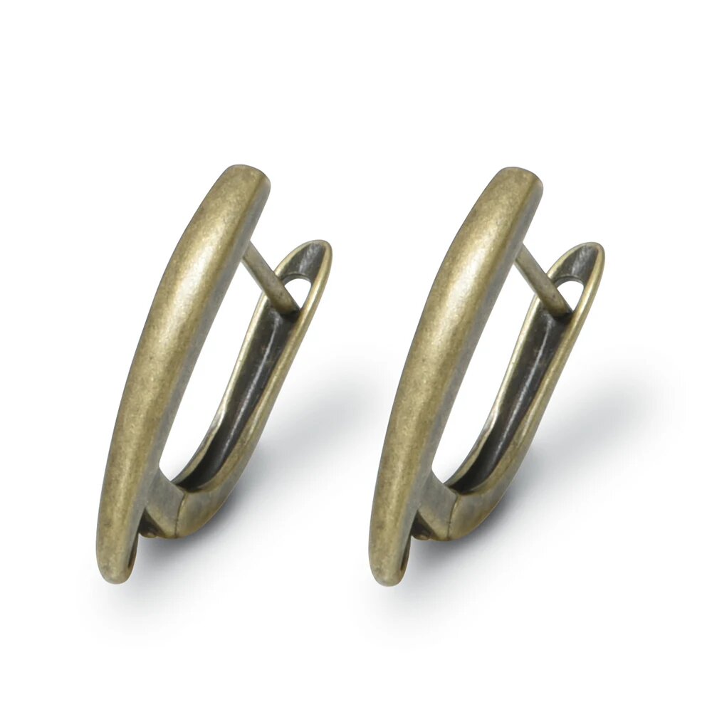 Бронзовые застежки для сережек YANASI, 1 пара Antique Bronze