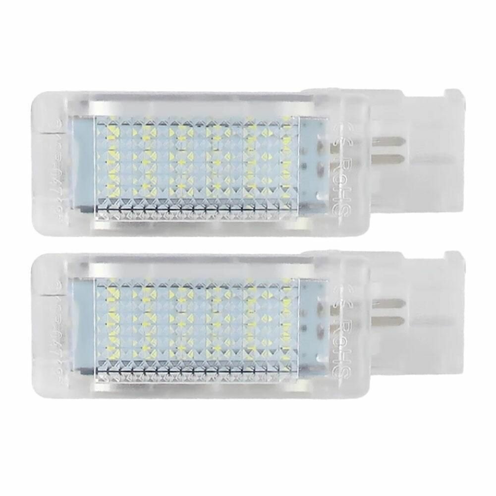 2 шт. светодиодный светильник для ног, багажник, бардачок, лампы для SEAT Audi A4 (B9 8W) VW Skoda