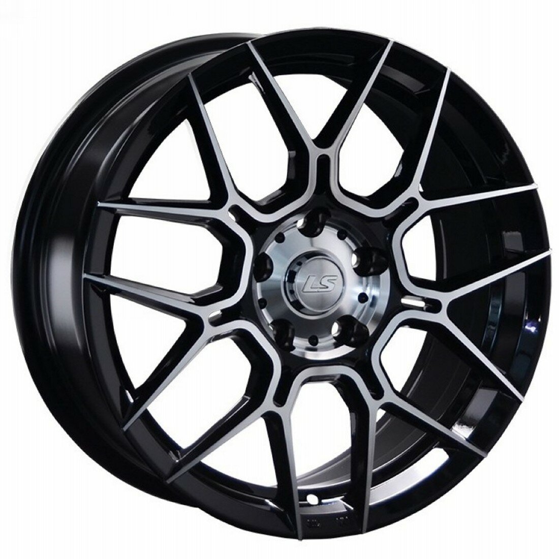 Колесный диск LS 1265 8x18 5x114,3 ET45 67,1 BKF литой для автомобиля
