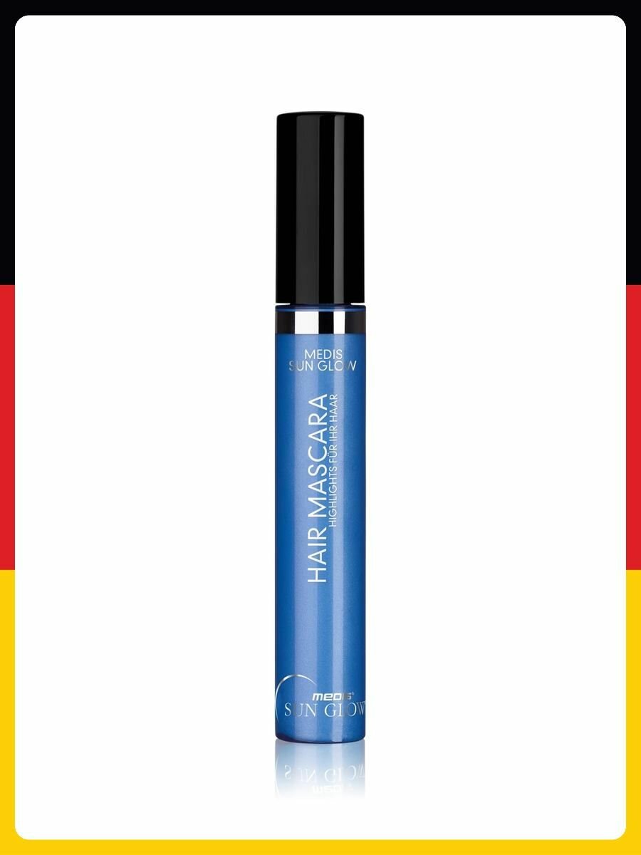 Тушь для ресниц MEDIS SUN GLOW, синяя краска для волос, 18 мл