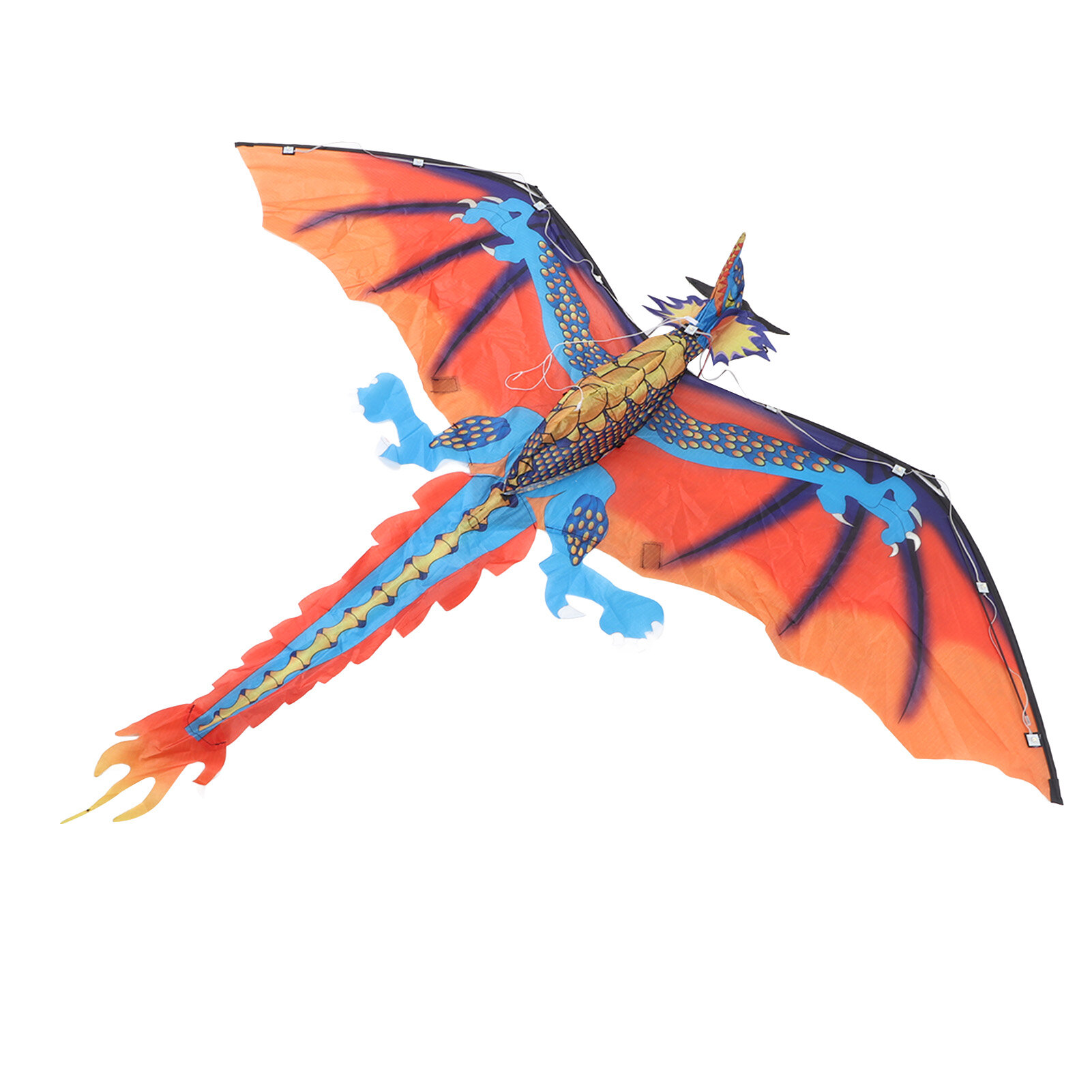 Светодиодный воздушный змей с подсветкой, супер яркий, классический дракон, мультяшное животное, игра на открытом воздухе, легко управляемый для детей, взрослых, начинающих