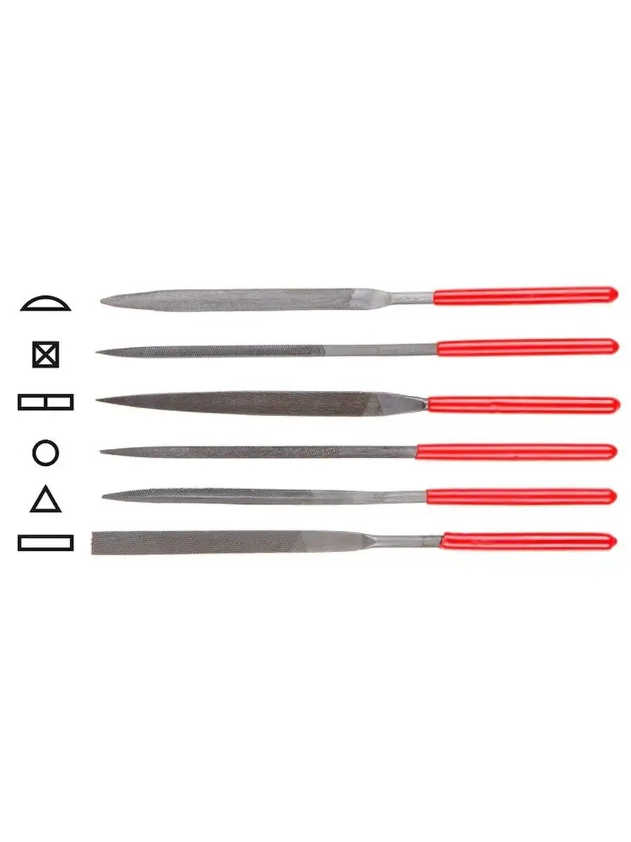 Набор надфилей 160х4 мм STARTUL Master 6 предметов (ST4047-6)