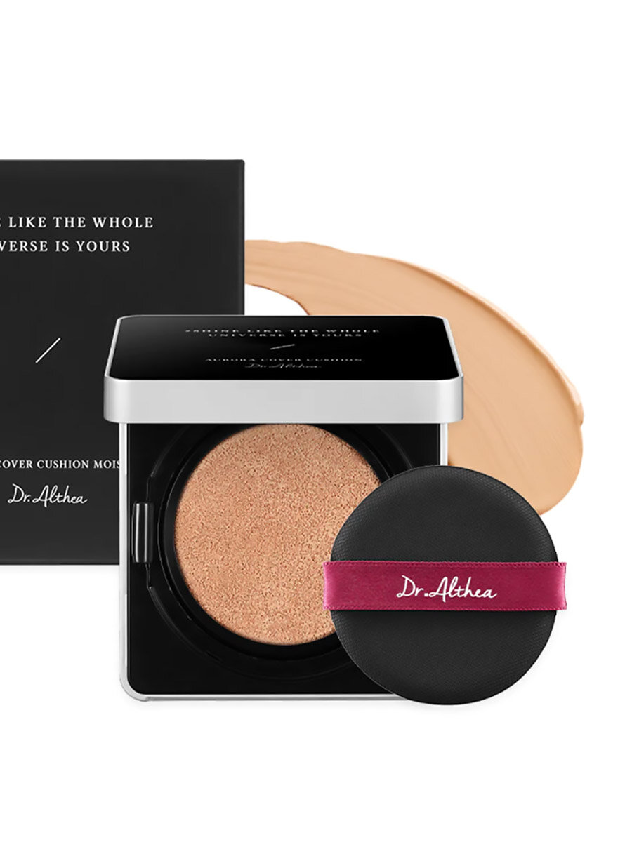 Тональный кушон №21 , Dr.Althea Aurora Cover Cushion Moisture , SPF 50, PA +++, 13 гр