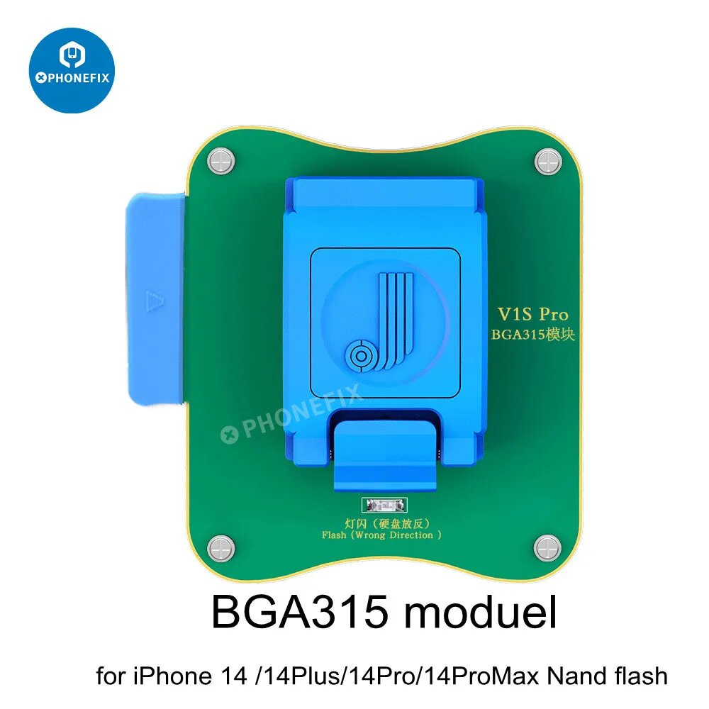 Программатор JC V1S PRO с разъемом BGA315 BGA110 BGA70 BGA60 для iPhone 6-15 Pro Max EEPROM Data Nand Flash Read Запись и формат BGA315