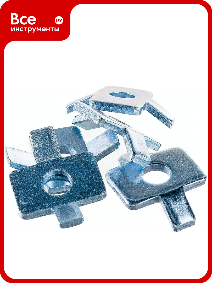 Четырехлепестковая шайба для соединения проволочного лотка DKC, 50шт CM180600 для болтов с